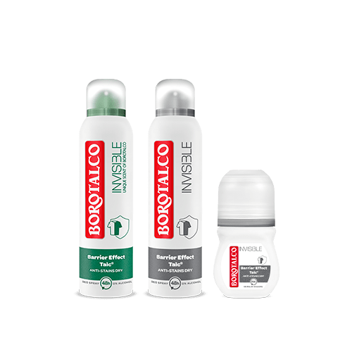 Onzichtbare Borotalco-deodorant die niet vlekt | Borotalco